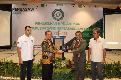 Pelantikan Pengurus Perbasasi Lampung Gubernur Dukung Program ”Anak ...